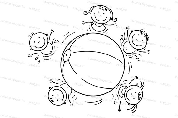 Swimming Pool Clip Art Black And White