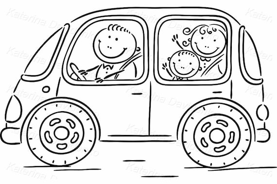 Travelling Clipart Black And White