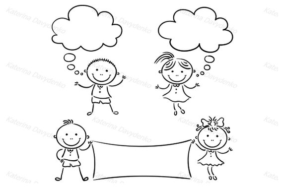 Kids Speech Clipart