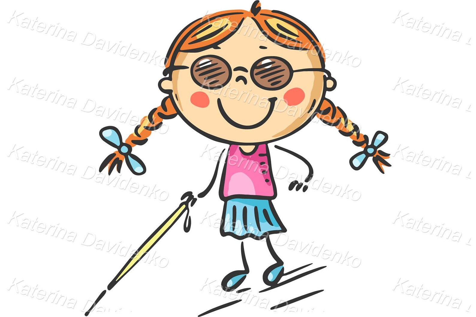 Cartoon Cute Disabled Kids With Special Needs, Disability Children Clip ...