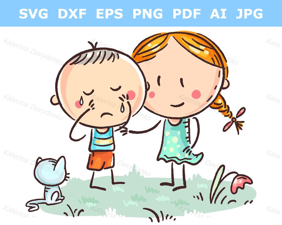 Niña Llorando Imágenes Prediseñadas