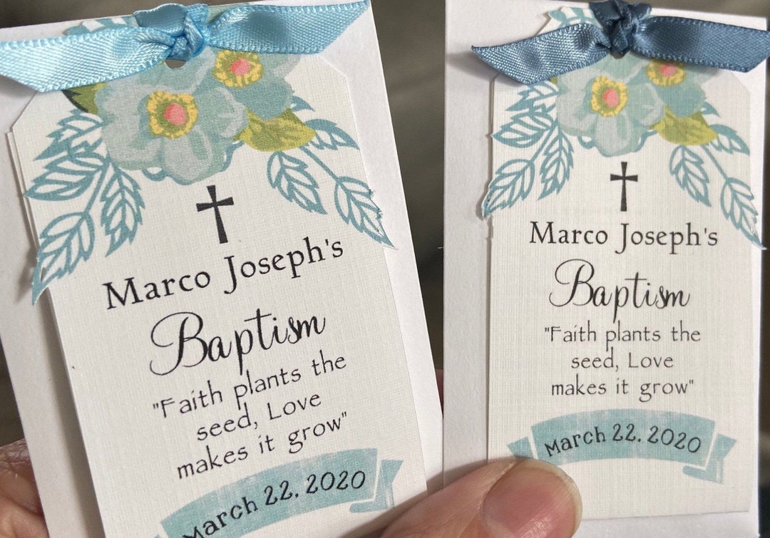 Custom Favor Seed Favor Communion Favor Baptism Favor Christening Favor ...