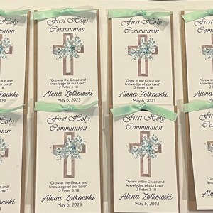 Religious Cross Seeds Communion First Holy Communion Baptism Seed Packets Confirmation ...