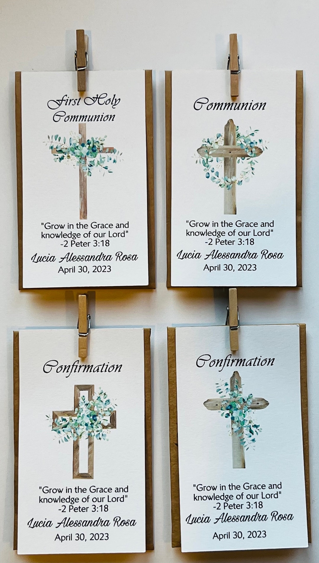 Religious Cross Seeds Communion First Holy Communion - Etsy