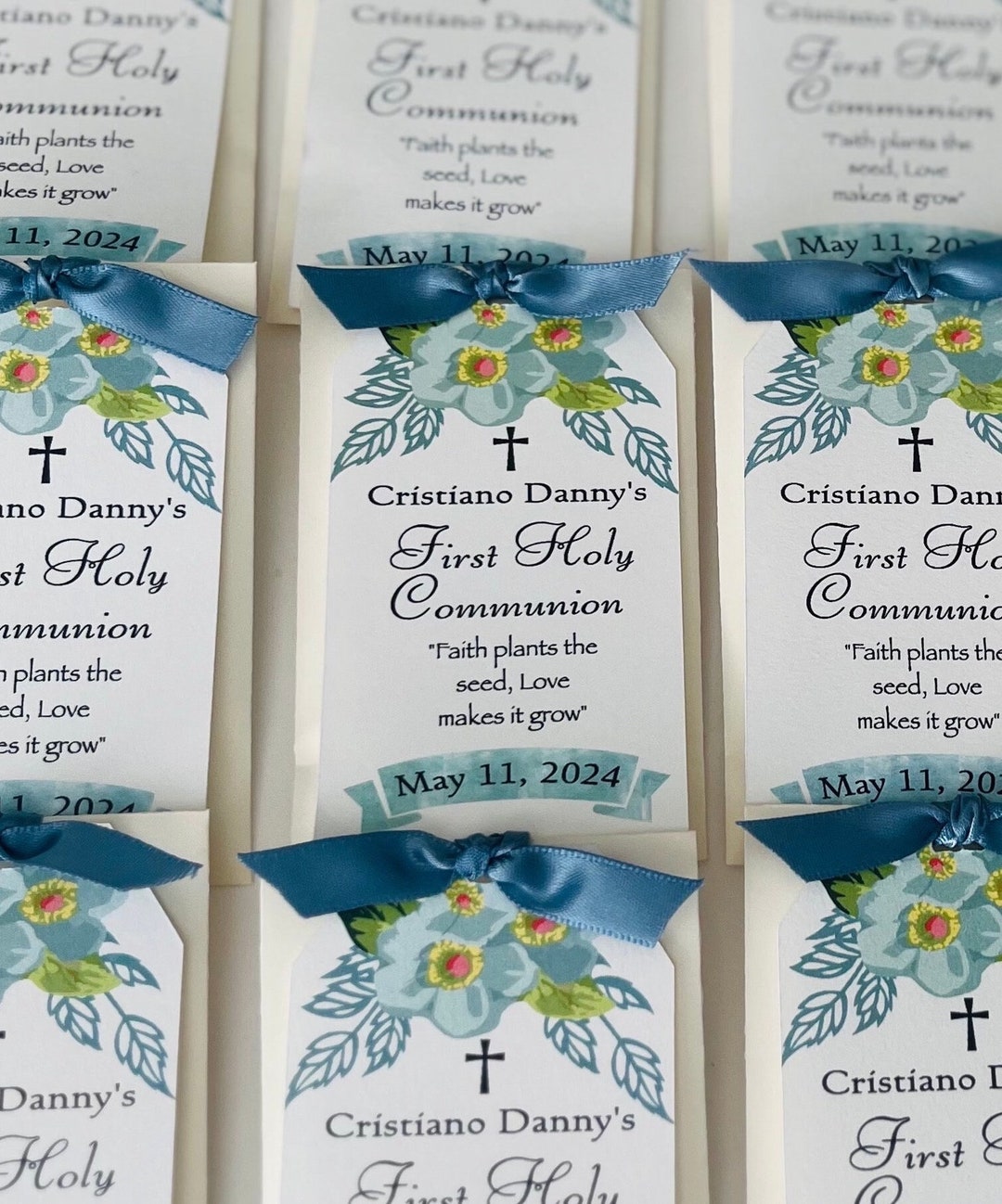 Custom Seed Packet Favor Communion Favor Baptism Favor Christening ...