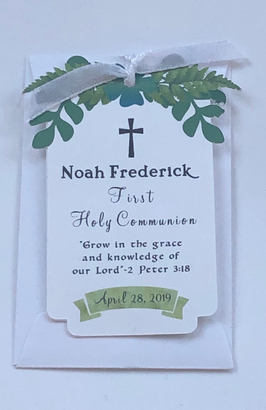 Baptism Seed Packet Favors Communion Confirmation Seed - Etsy