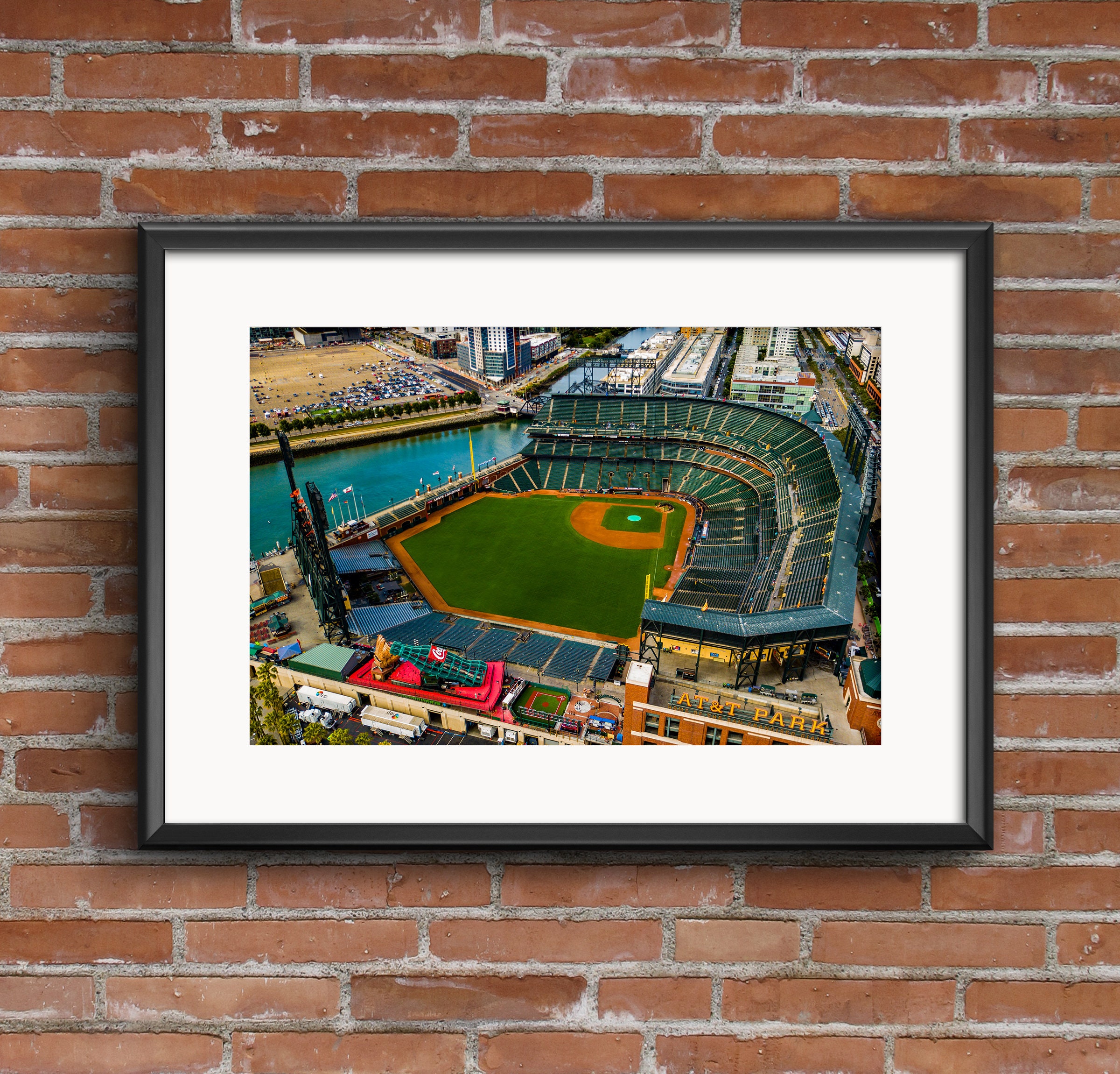 San Francisco Giants Oracle Park Right Field Above Photo Aerial Print ...