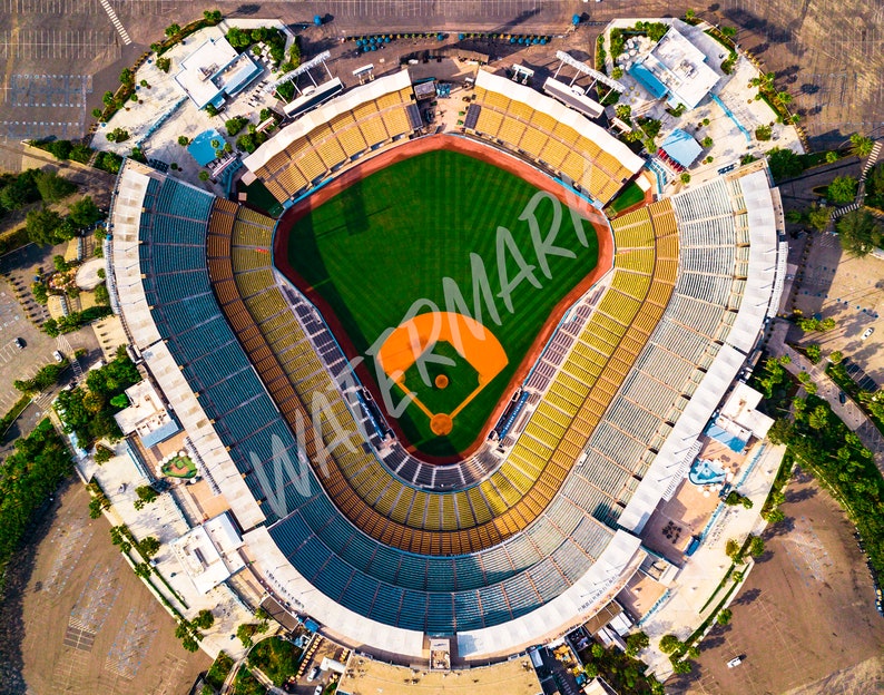 Dodger Stadium Puzzle, Los Angeles Dodgers - Etsy