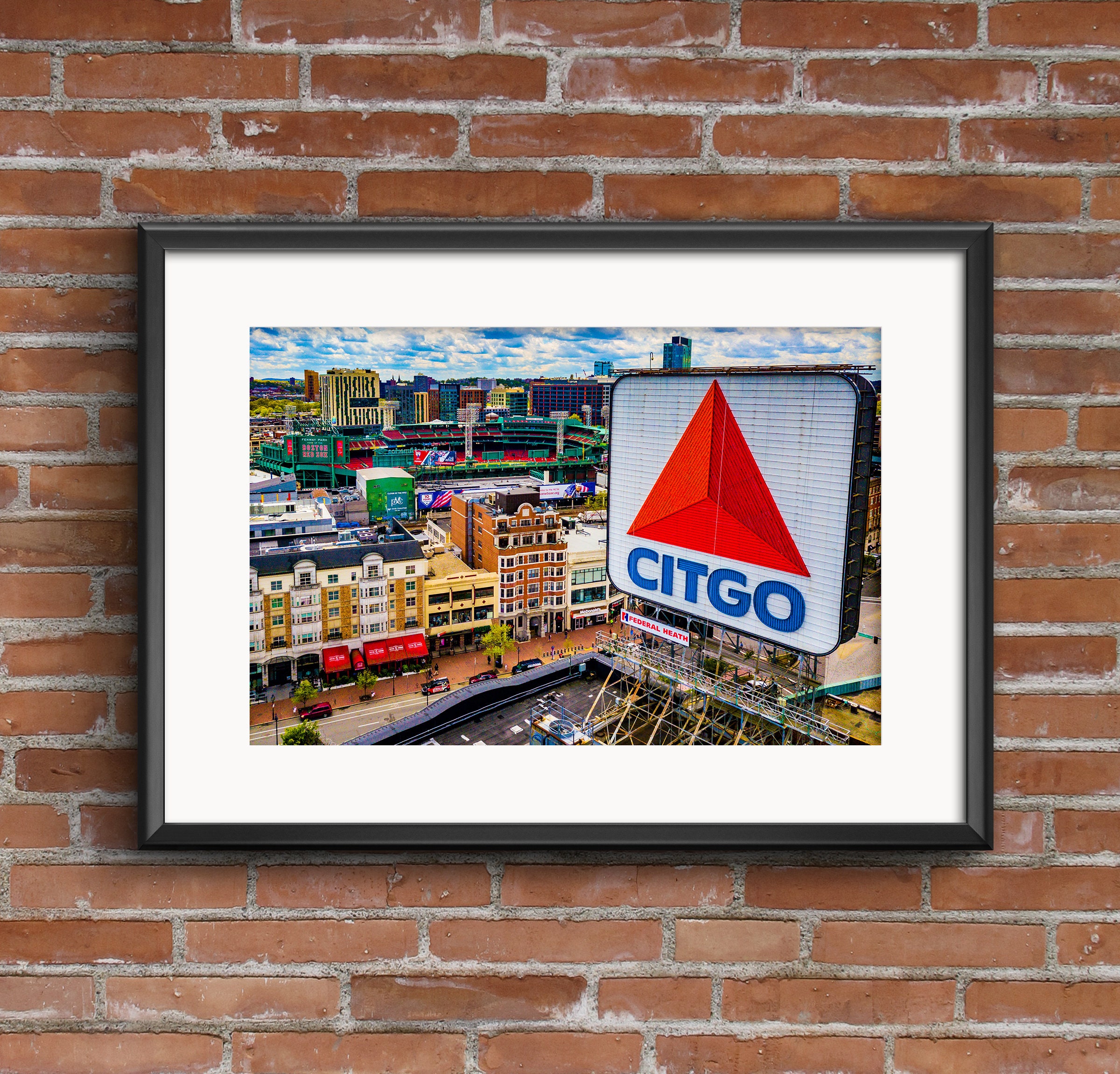 Fenway Park Boston Red Sox Citgo "see IT Go" Print - Etsy
