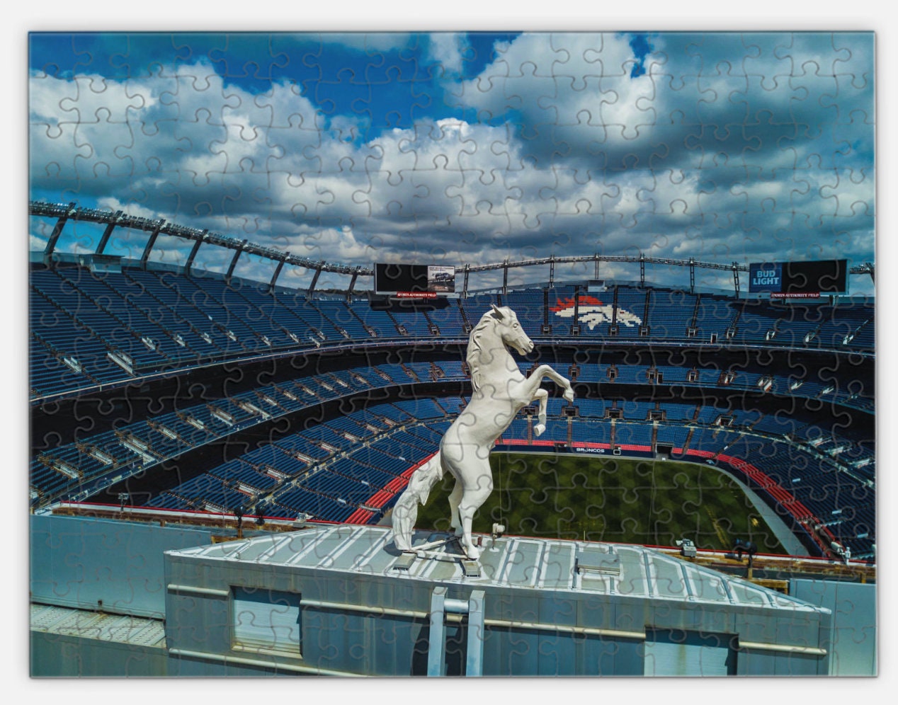 Mile High Stadium Puzzle, Denver Broncos, 11" X 14", 252 Pieces - Etsy