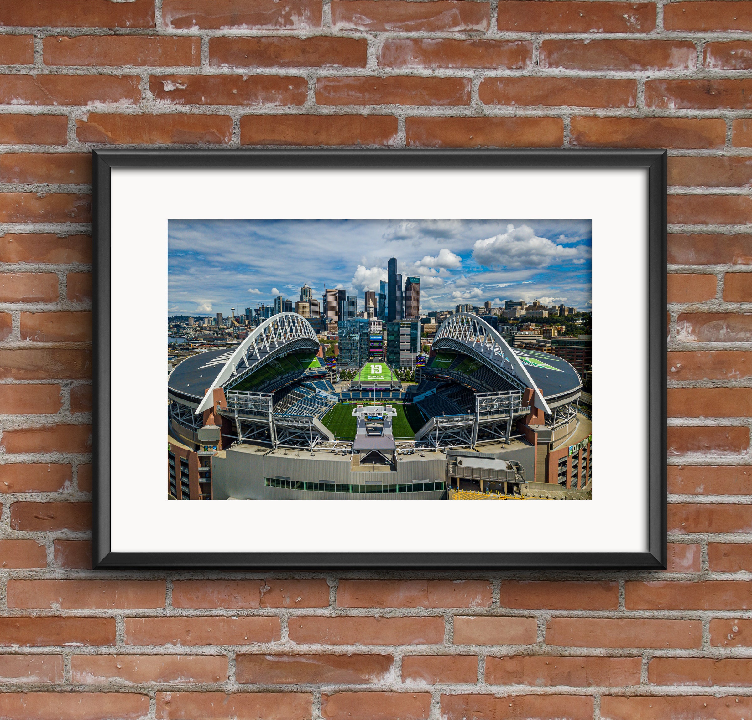 Seattle Seahawks Seattle Sounders Lumen Field Print - Etsy