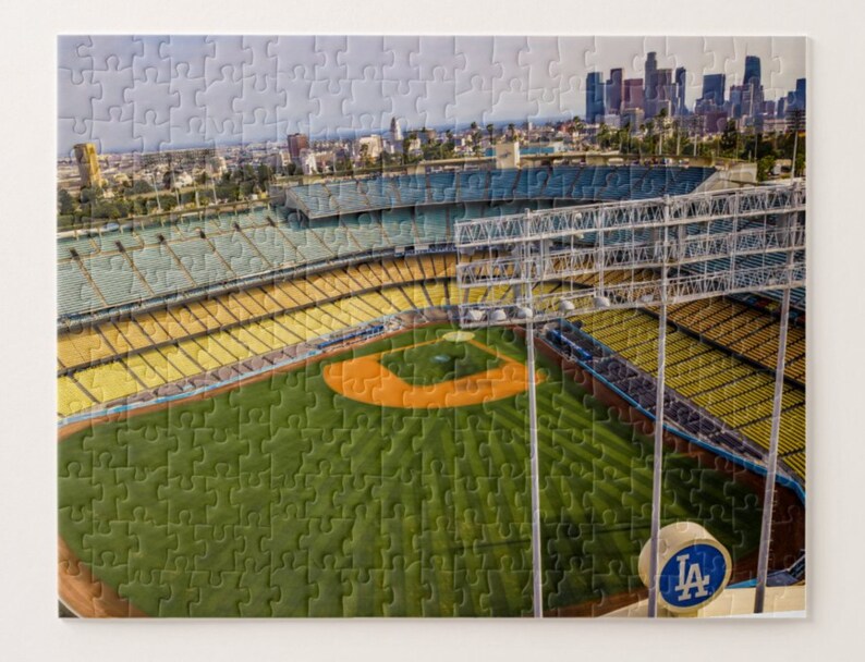 Dodger Stadium Puzzle, Los Angeles Dodgers, - Etsy