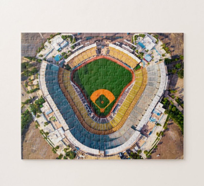 Dodger Stadium Puzzle, Los Angeles Dodgers - Etsy