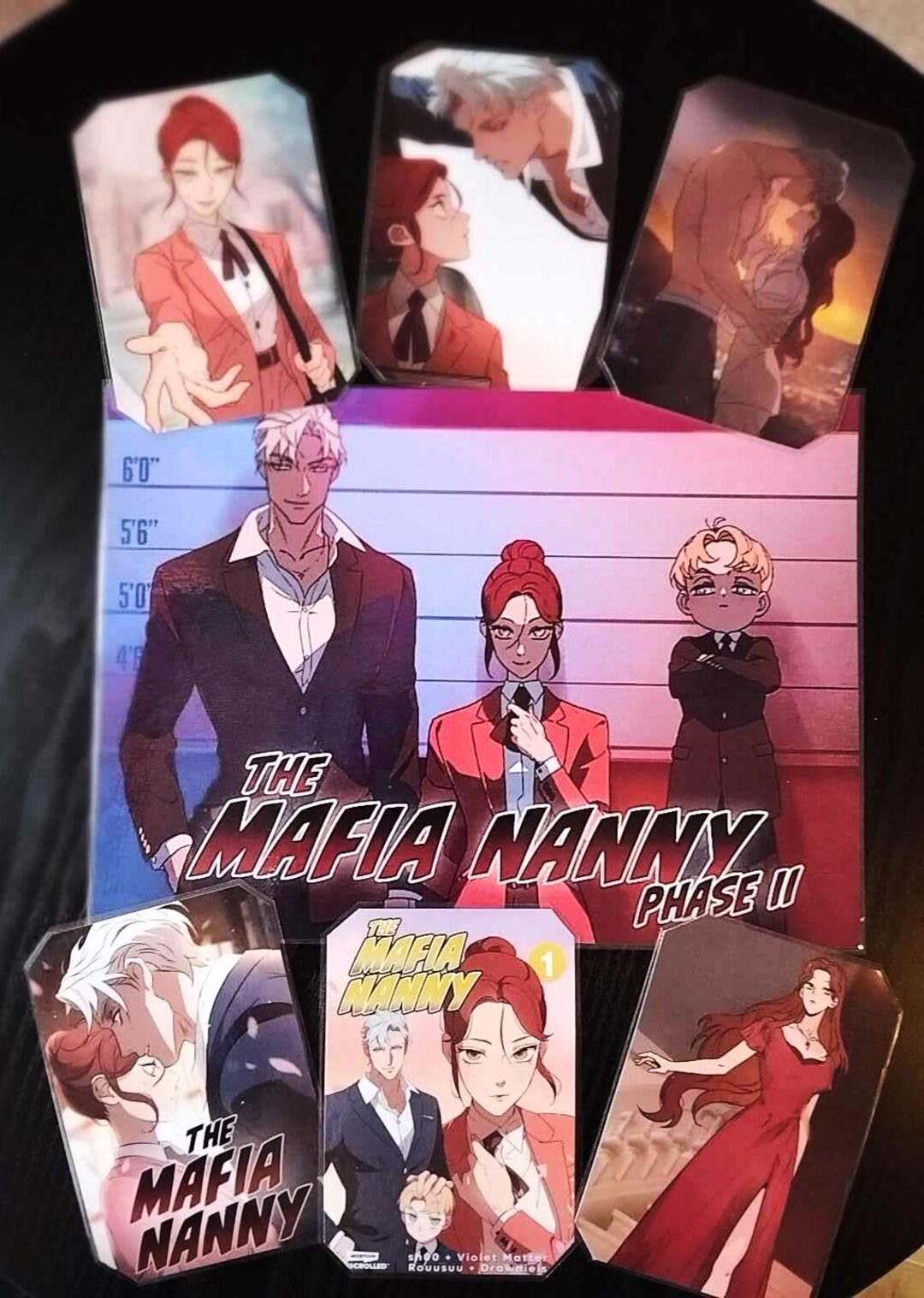 Webtoon Decoration Set, Manga the Mafia Nanny (7 Pieces) - Etsy