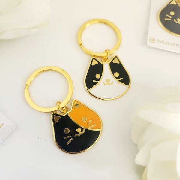Cat Keychain - Etsy
