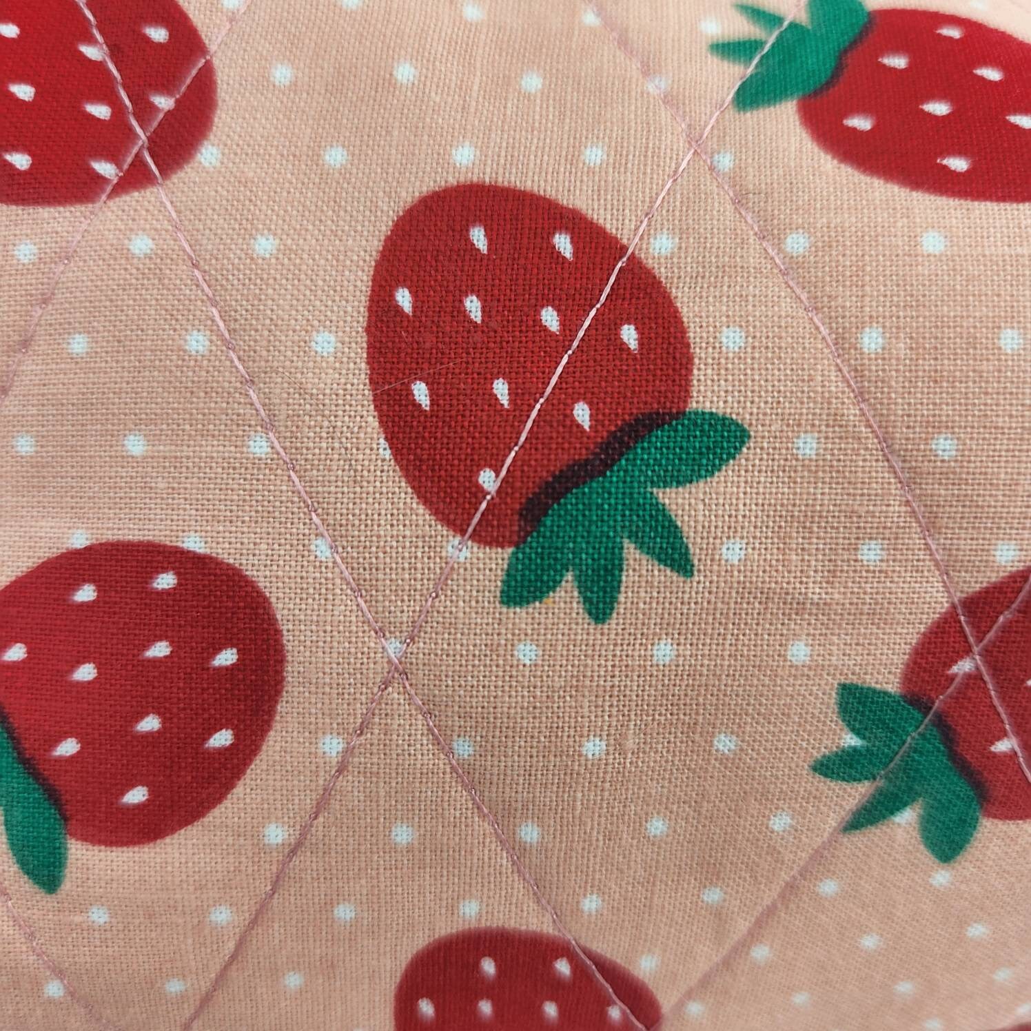 Strawberry Makeup Bag - Etsy