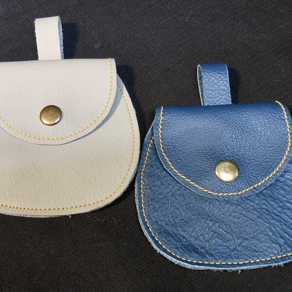 Leather Coin Purse With Belt Loop - Etsy