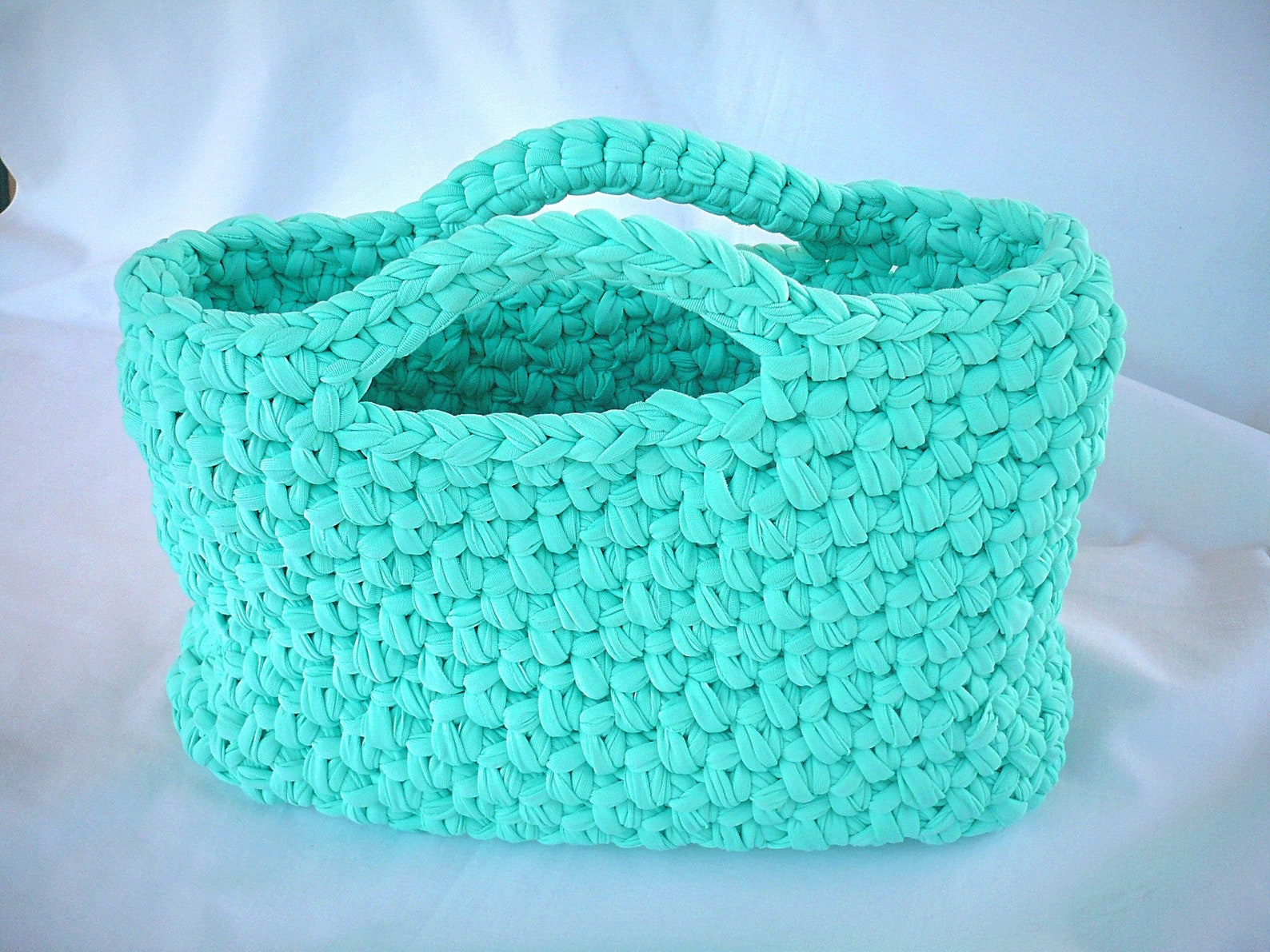 All Time Sweet Light Green Crochet Bag, Handmade Bag, Crochet Handbag ...