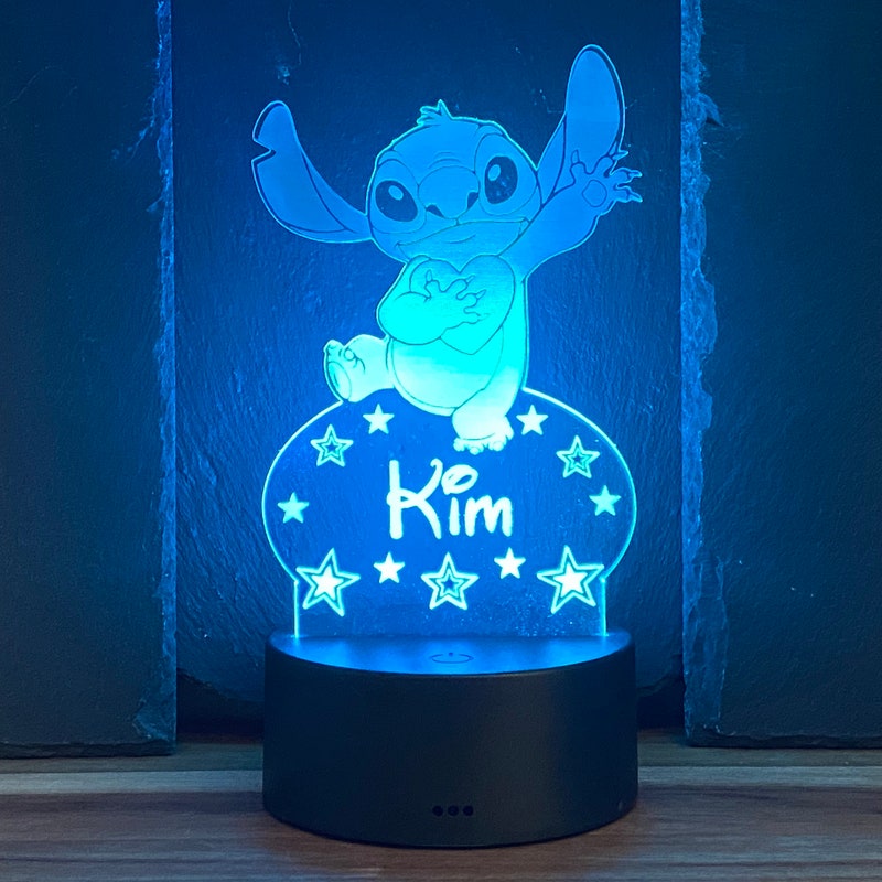 Stitch Led Night Light - Etsy