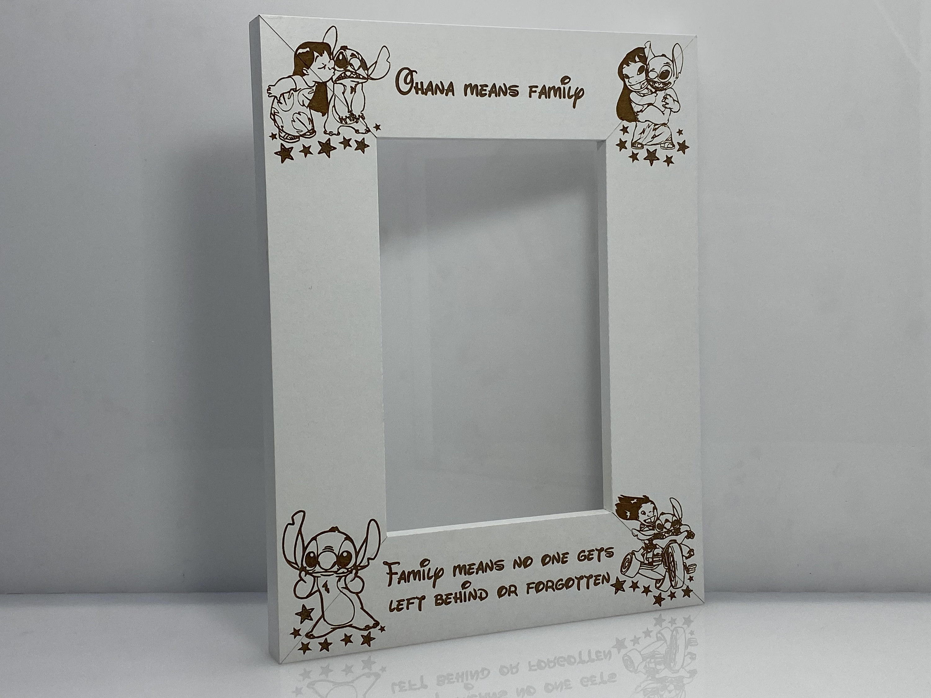 Personalised Disney Lilo & Stitch Engraved Photo Frame - Etsy