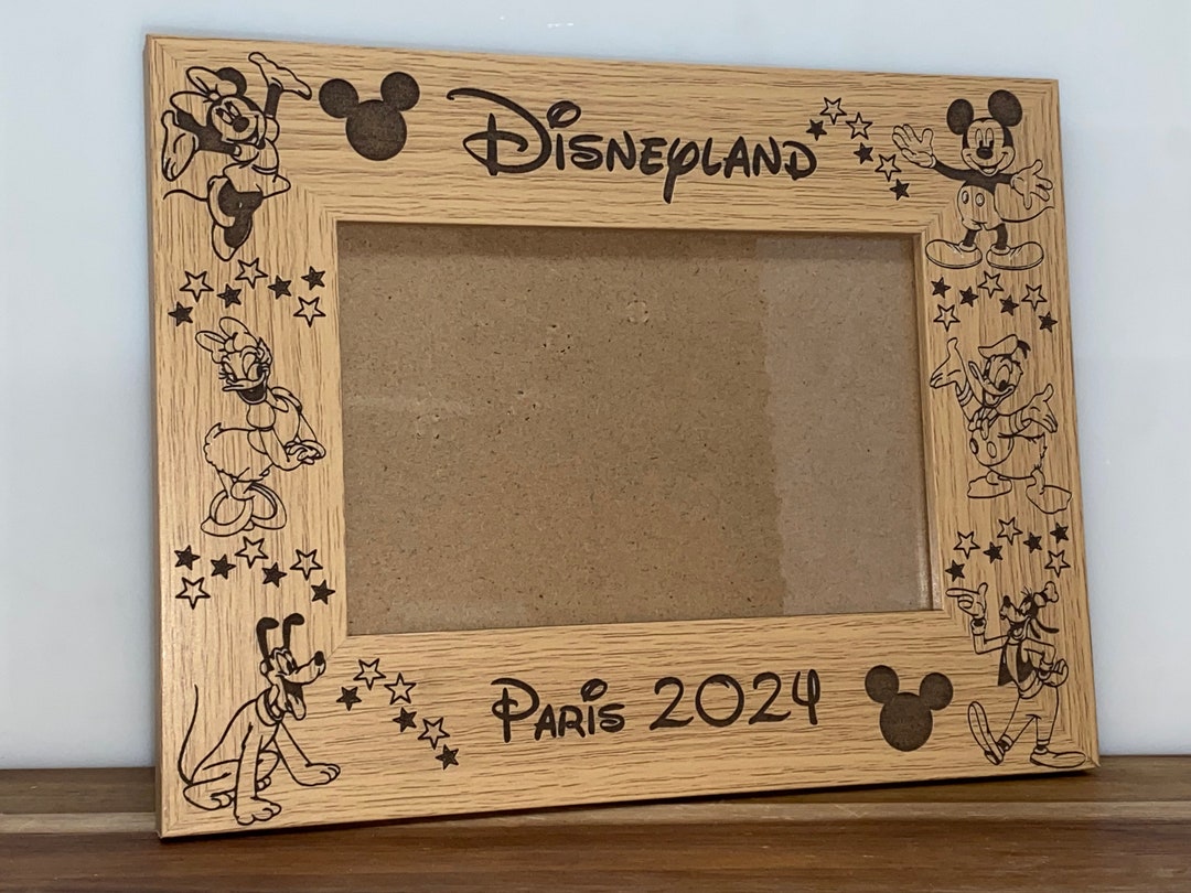 Disneyland Paris or Disney World Personalised Themed Photo Frame Any ...