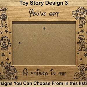 Disney Toy Story Photo Frames Personalised and Engraved With Your ...