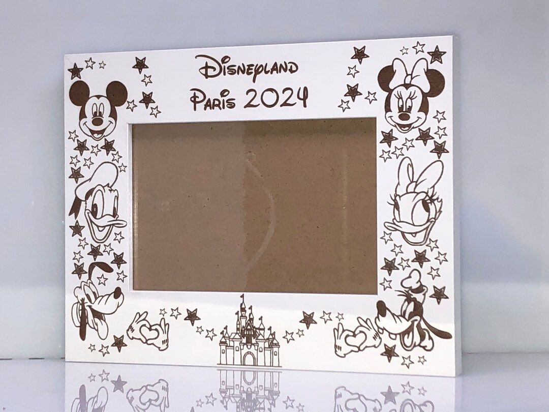 Disneyland or Disney World Photo Frame Engraved and Personalised With ...