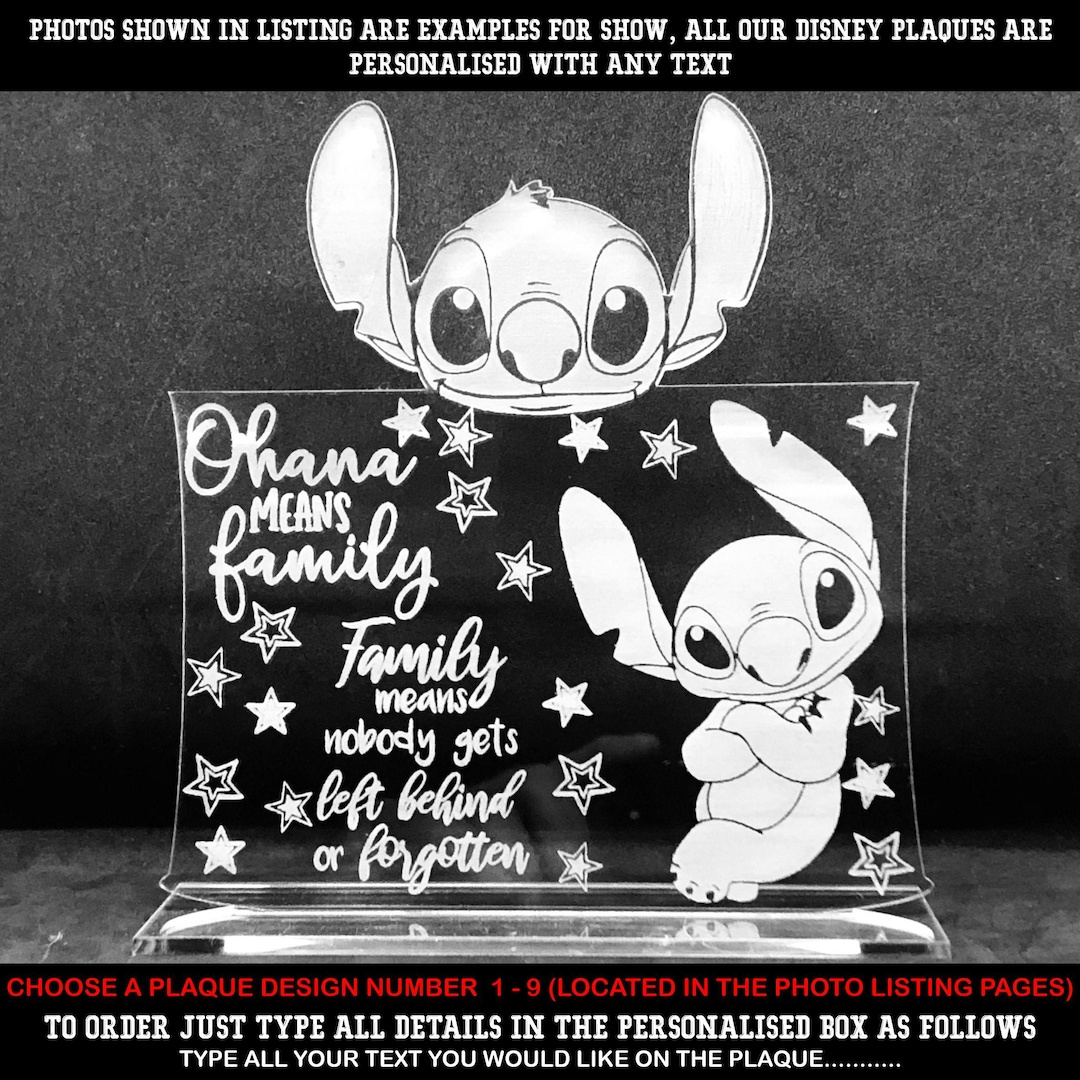 Personalised Disney Plaques Engraved Any Occasion or Choose an Option ...