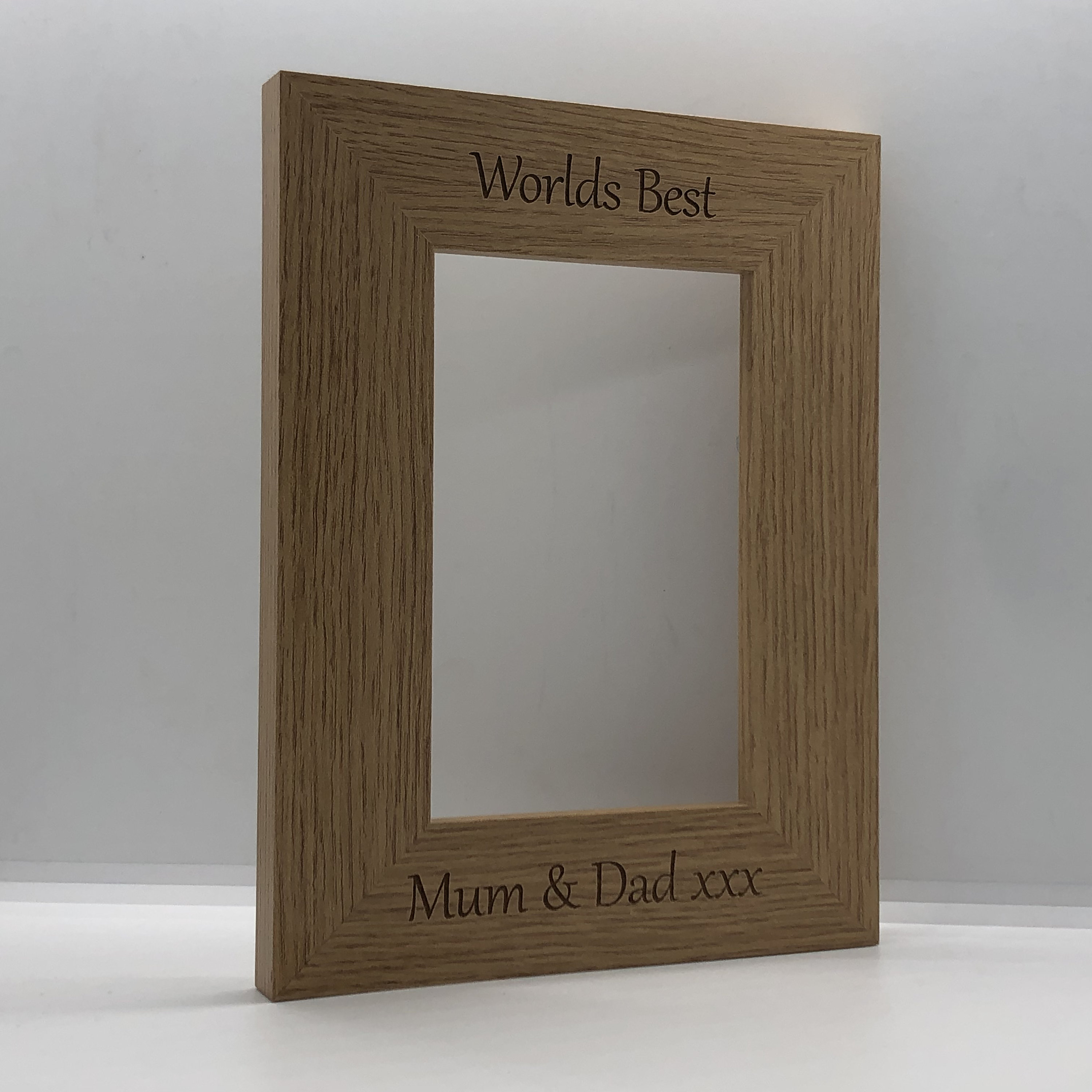 Personalised and Engraved Photo Frame Any Names or Text and - Etsy