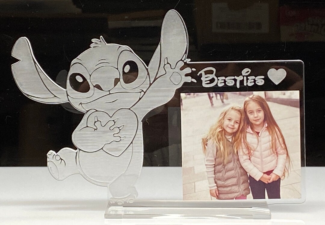 Disney Stitch Photo Plaque Personalised Best Friend Gift With - Etsy