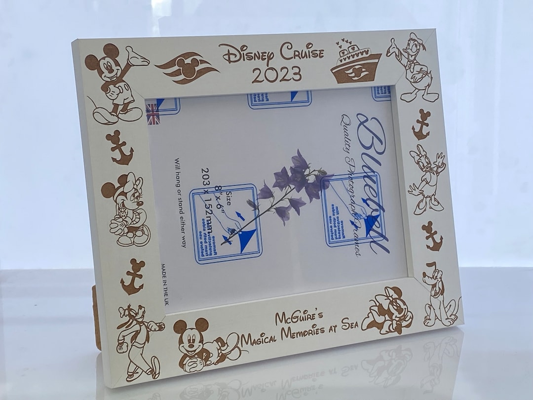 Personalised Disney Cruise Engraved Photo Frame - Etsy