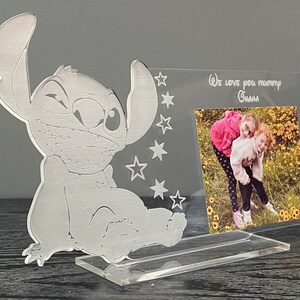 Disney Stitch Photo Plaque Personalised Best Friend Gift With - Etsy