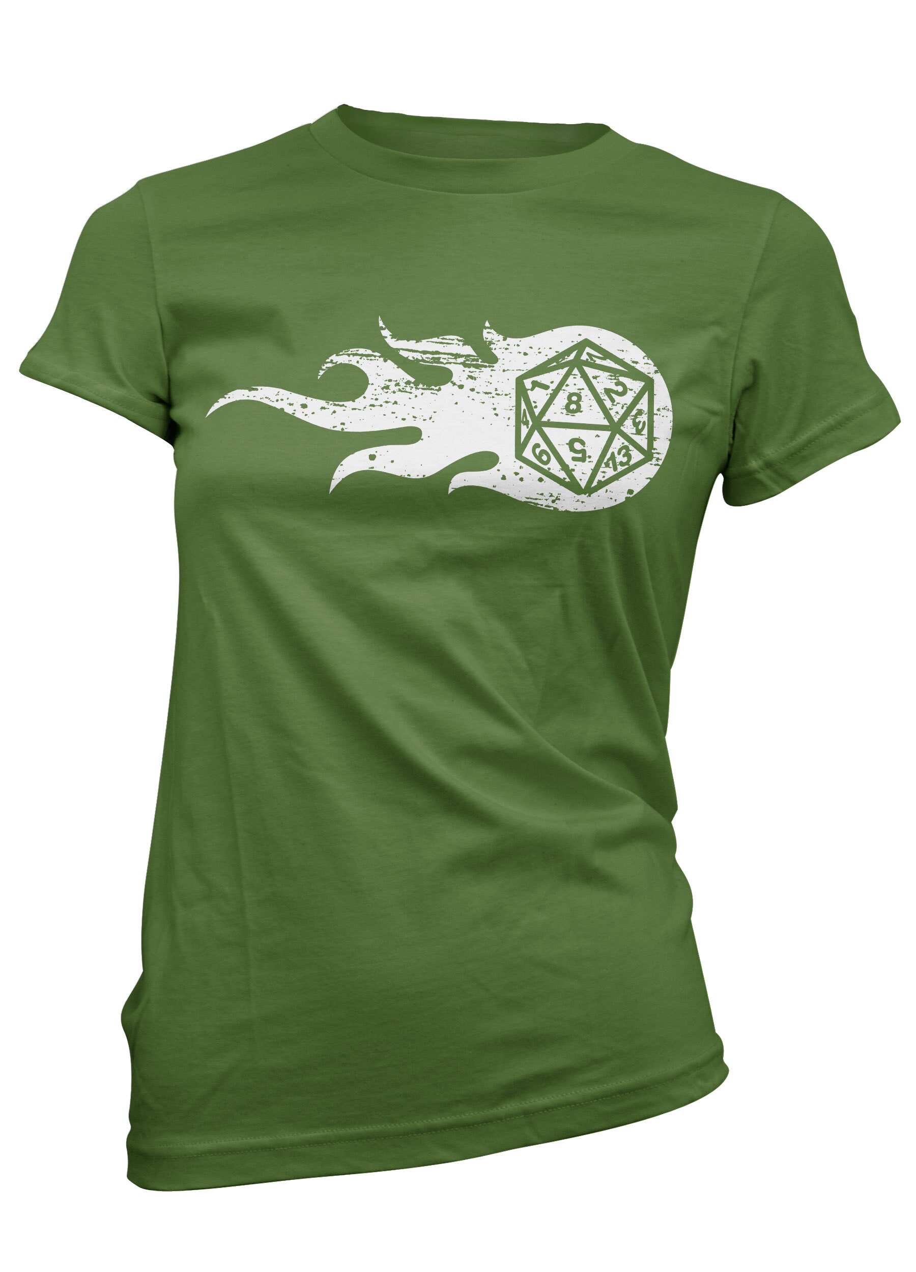 Chemise Flaming D20 RPG D&D Pathfinder Donjons et Dragons - Etsy France