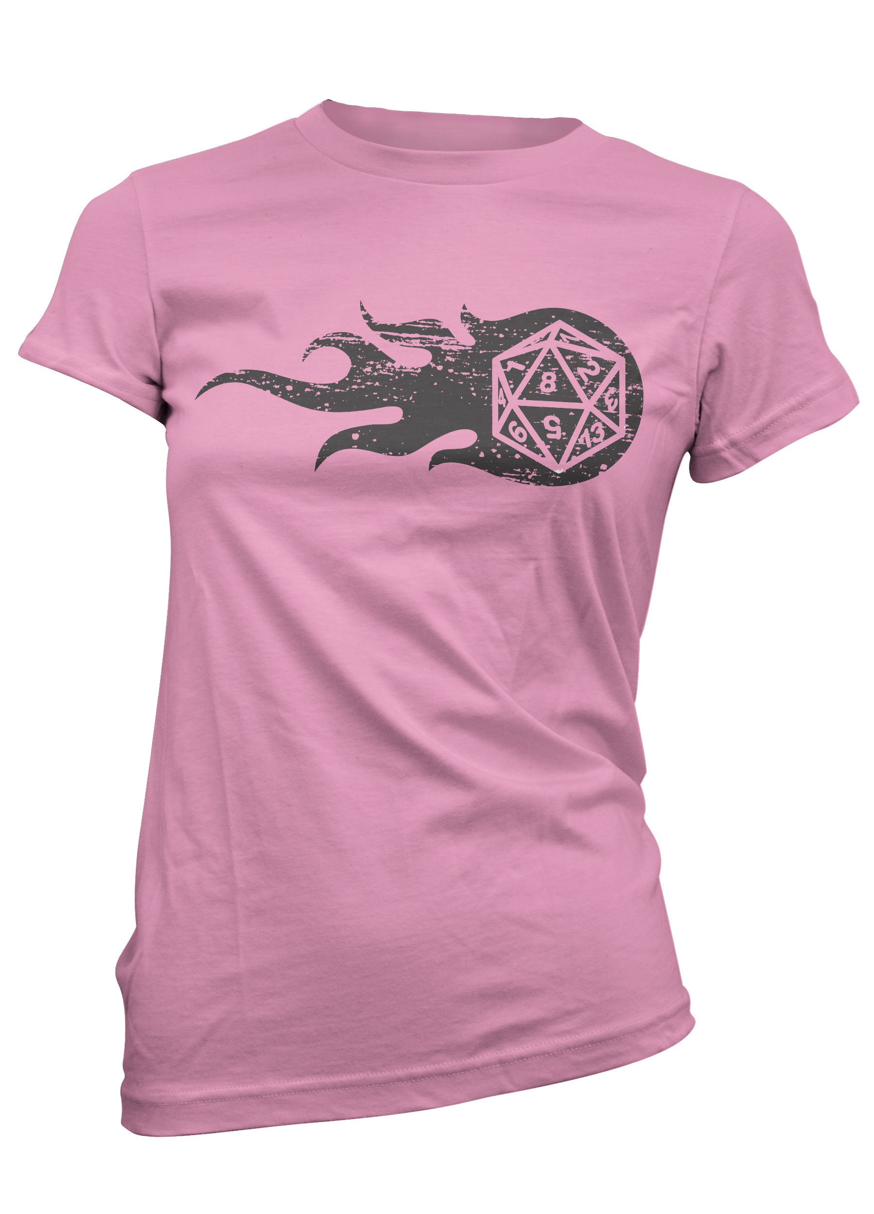 Chemise Flaming D20 RPG D&D Pathfinder Donjons et Dragons - Etsy France