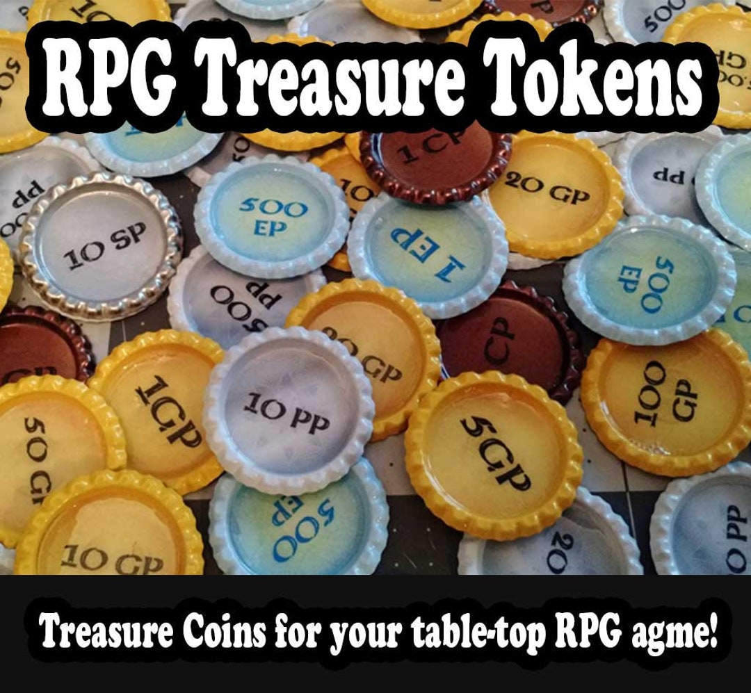 RPG Treasure Token Coins - How-to PDF - Etsy