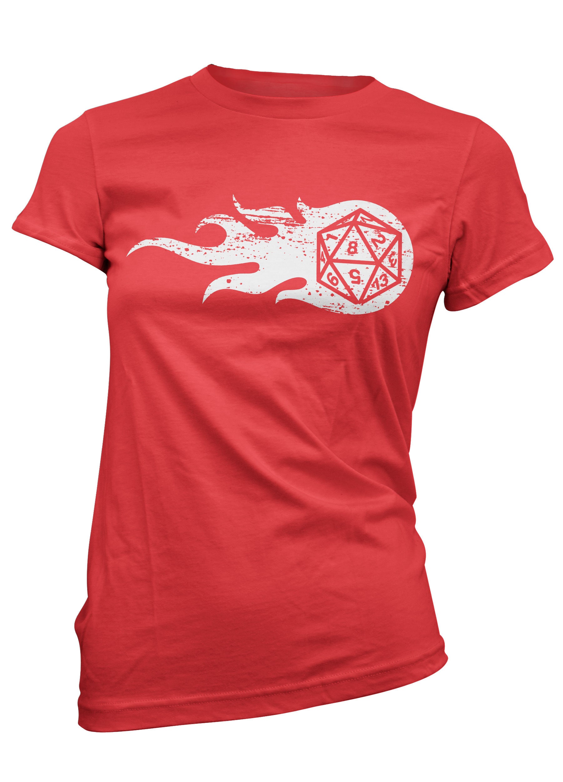 Chemise Flaming D20 RPG D&D Pathfinder Donjons et Dragons - Etsy France