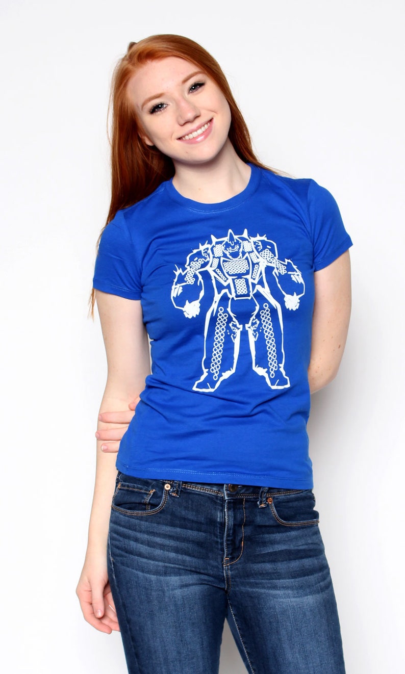 Battletech Mechwarrior Robot T-shirt: Front & Back Graphic Tee - Etsy