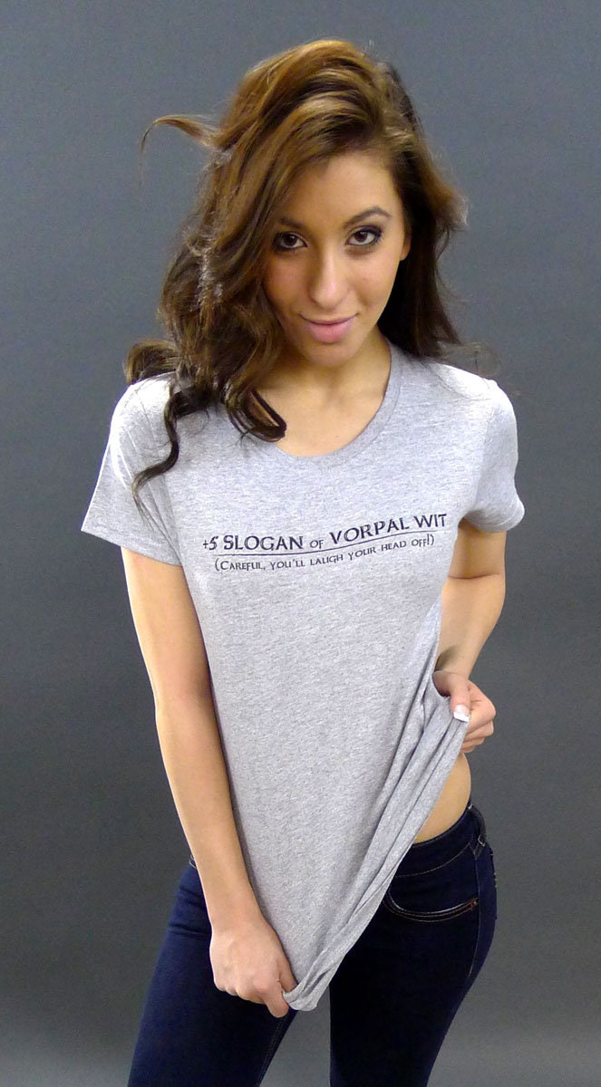 Slogan of Vorpal Wit 5 Shirt Dnd Tee Modifier Dungeons and Dragons Gift ...