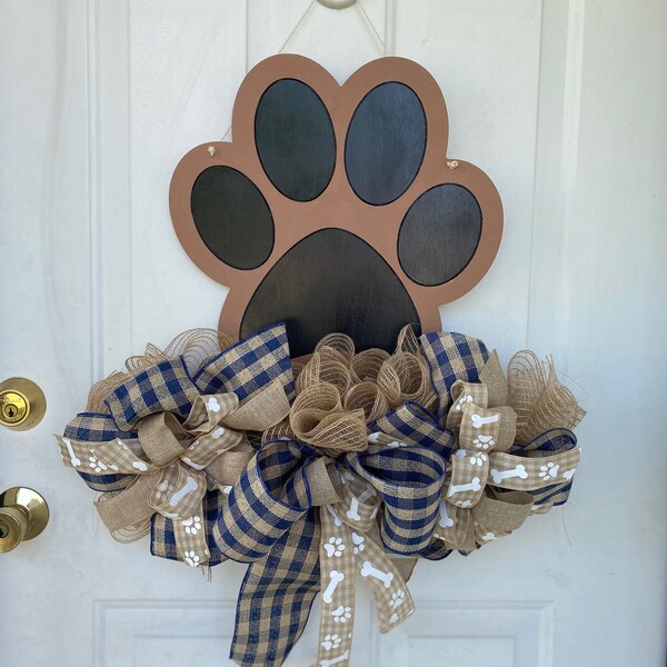 Paw Door Hanger - Etsy