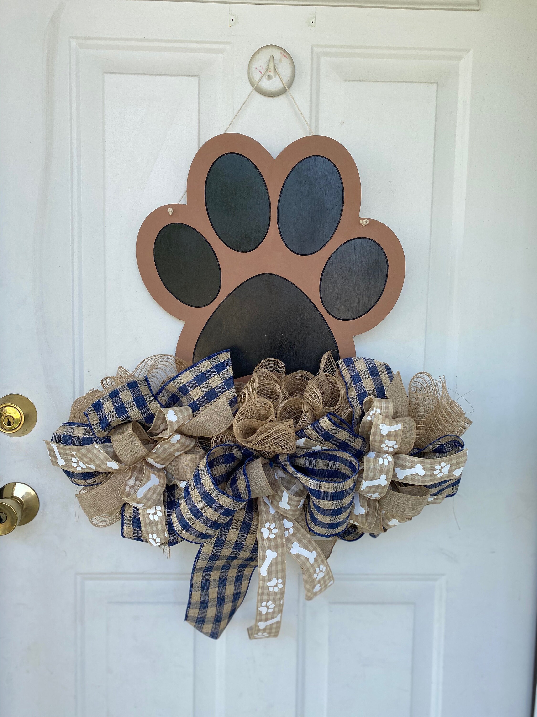 Wall Décor Dawg Paw Door Hanger Home Décor etna.com.pe
