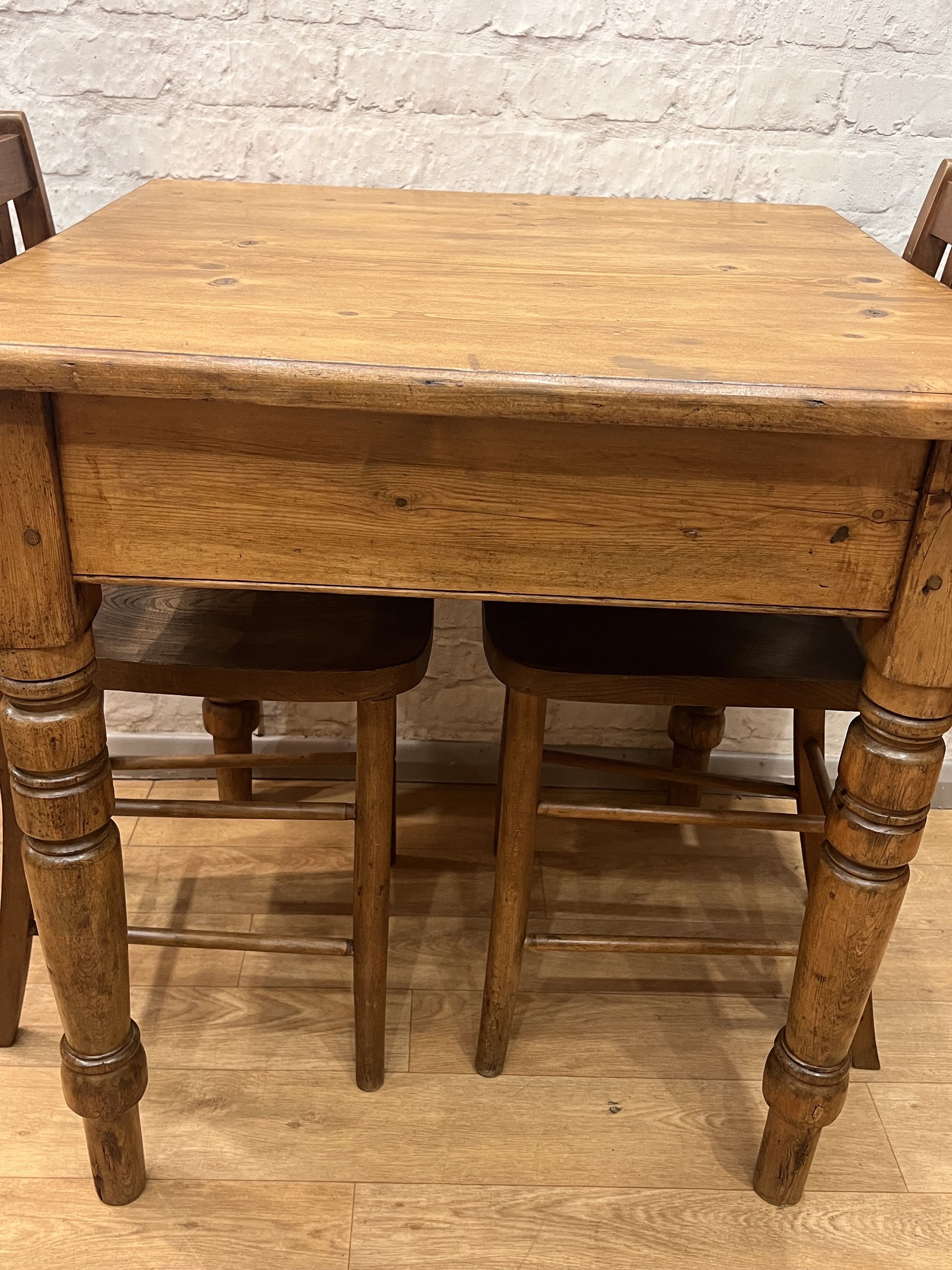 Vintage Pine Kitchen / Dining Table - Etsy UK
