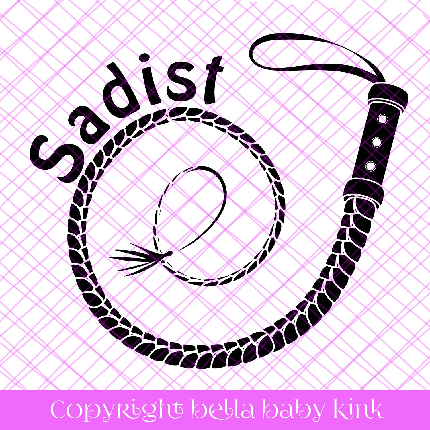 Sadist Whip Bdsm Svg Vector File For Cricut Silhouette Cameo Etsy Uk