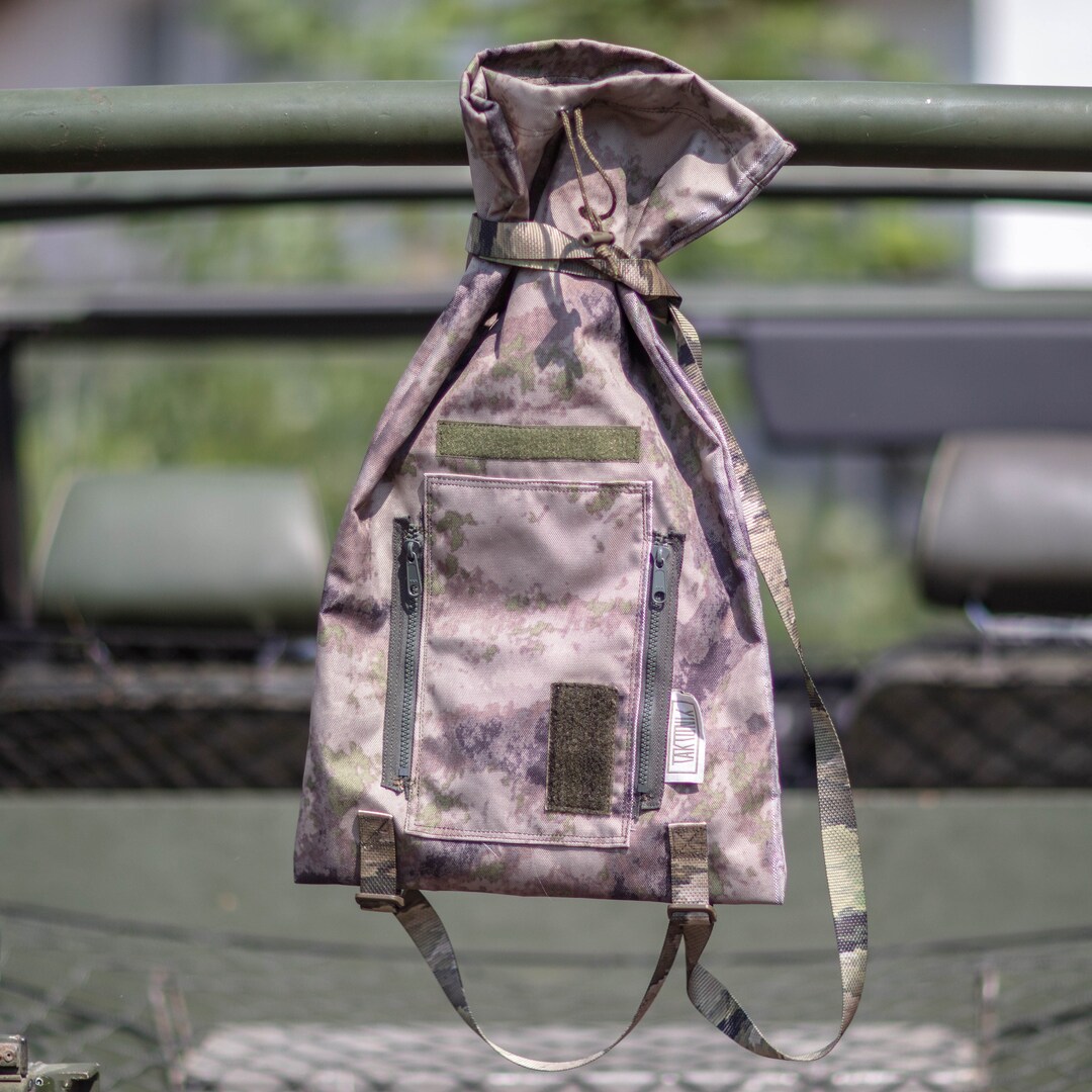 V-0135 Slim Veshmeshok / Daypack in A-TACS AU Arid Urban Camouflage ...