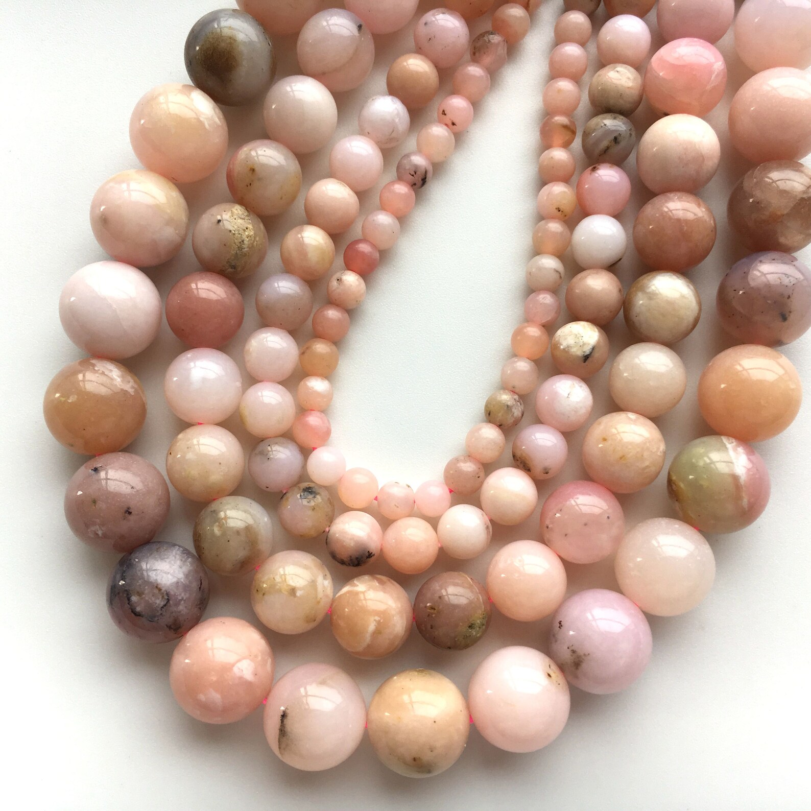 Pink Peruvian Opal Good Quality Grade A Natural Round - Etsy