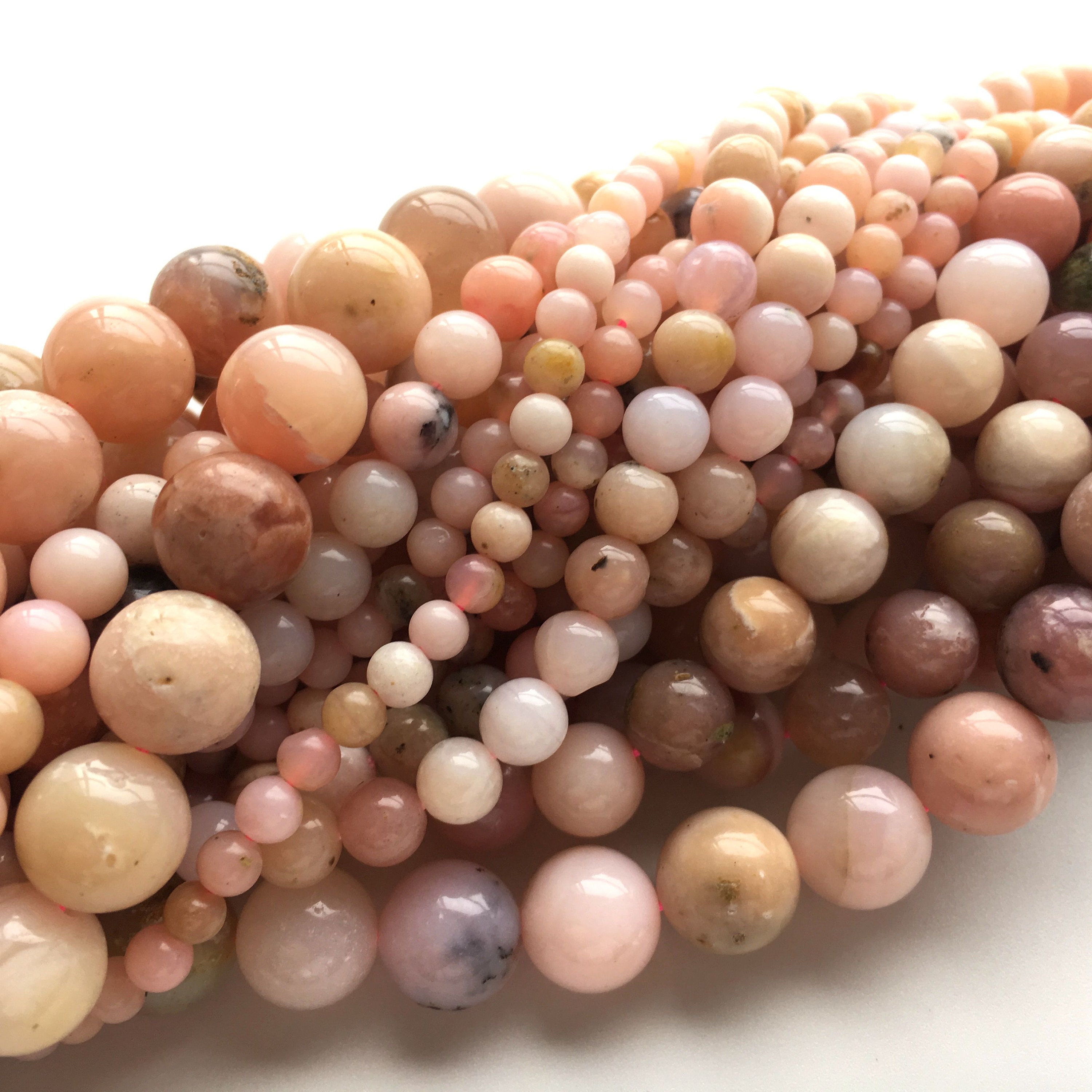 Pink Peruvian Opal Good Quality Grade A Natural Round - Etsy