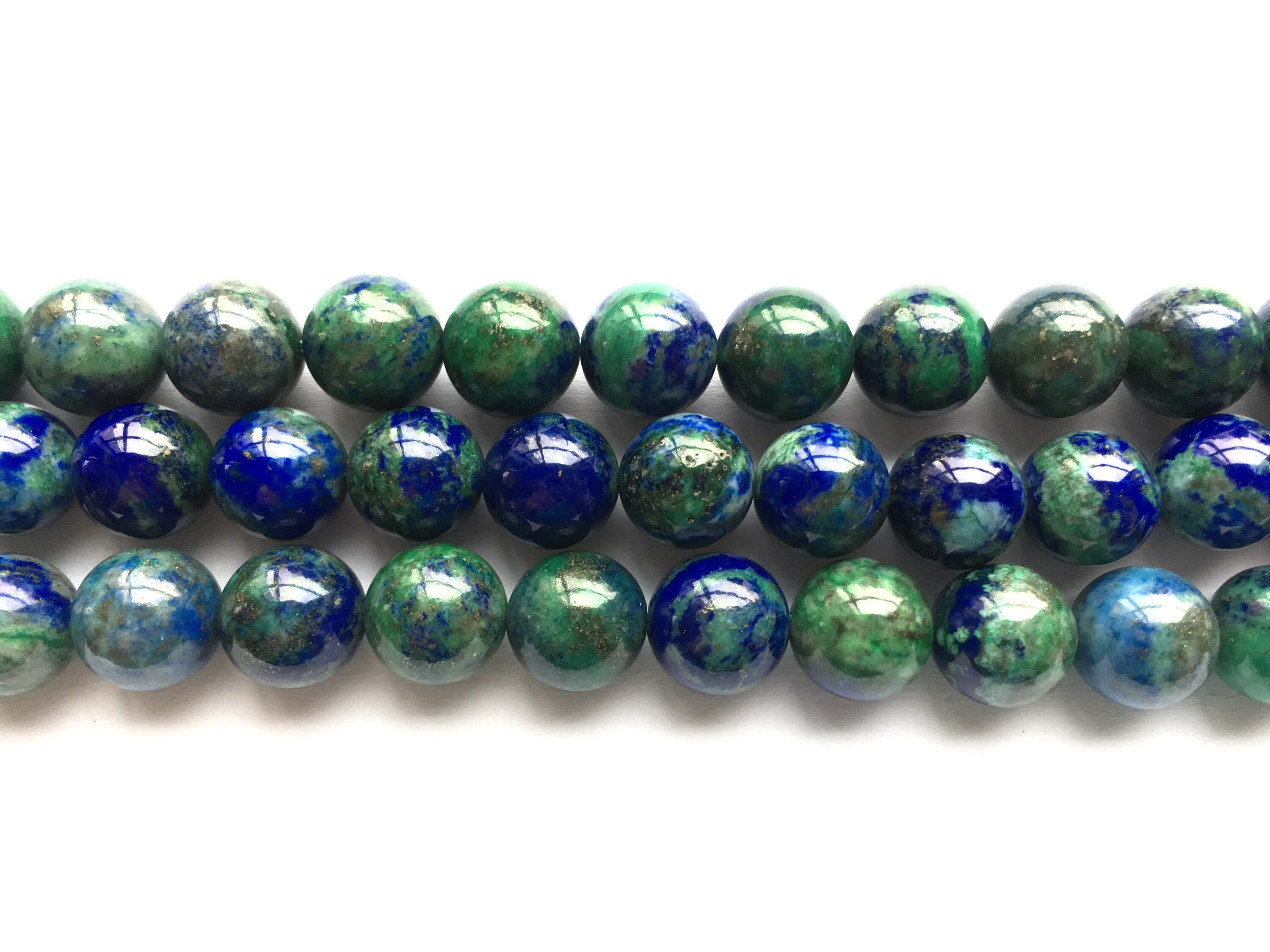 Azurite Malachite Good Quality Grade A Natural Round - Etsy