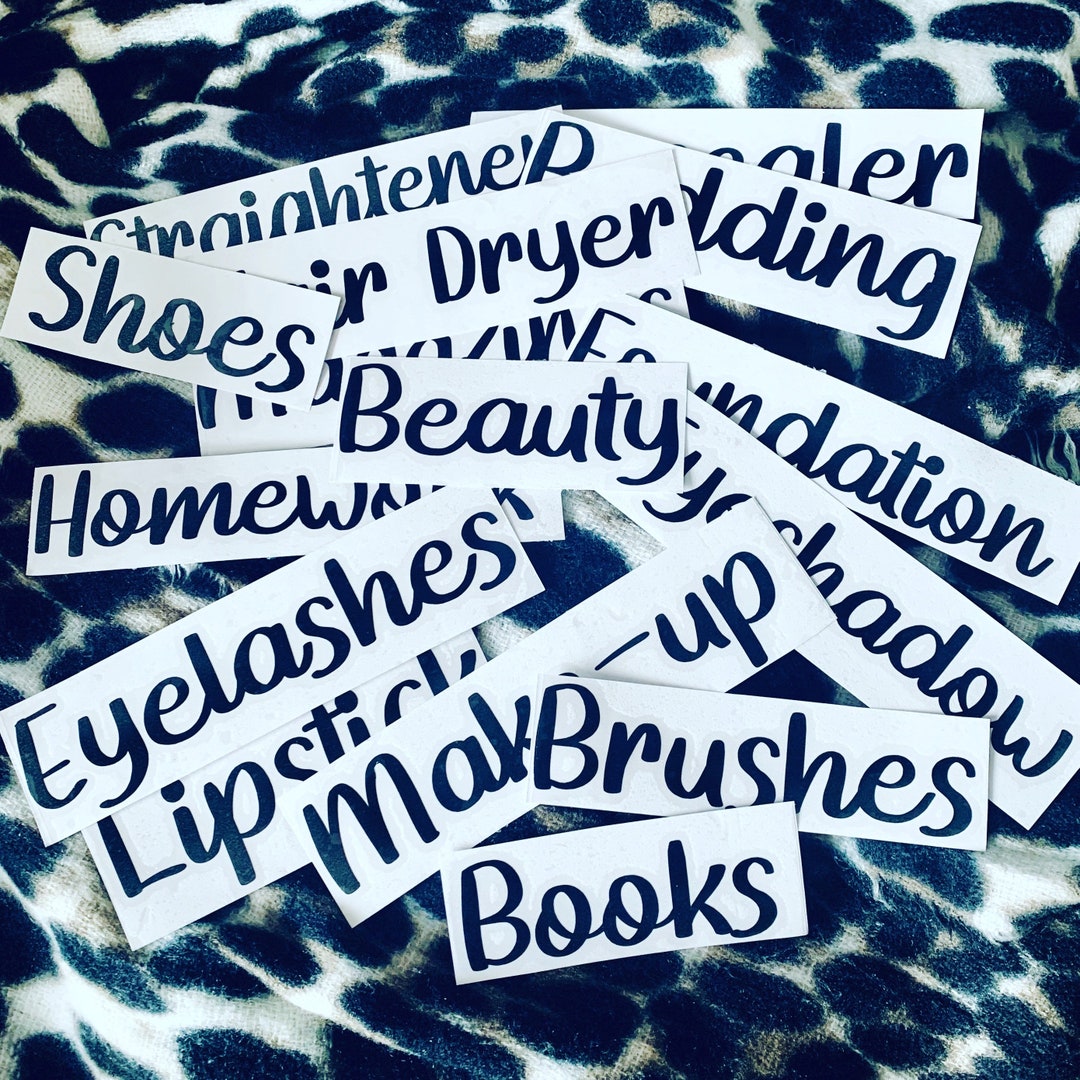 Mrs Hinch Inspired Personalised Custom Label Stickers Vinyl - Etsy