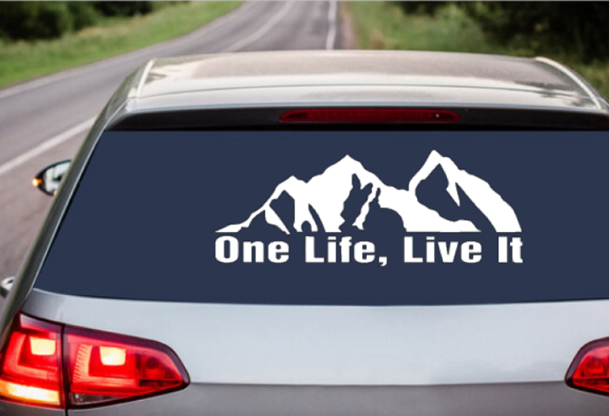 Mountain Decal Campervan Caravan Window Car Laptop Wall Decal - Etsy