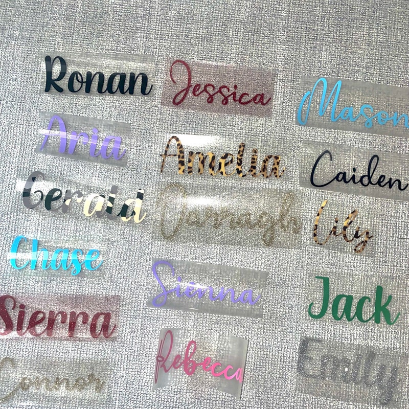 Personalized Iron On - Etsy
