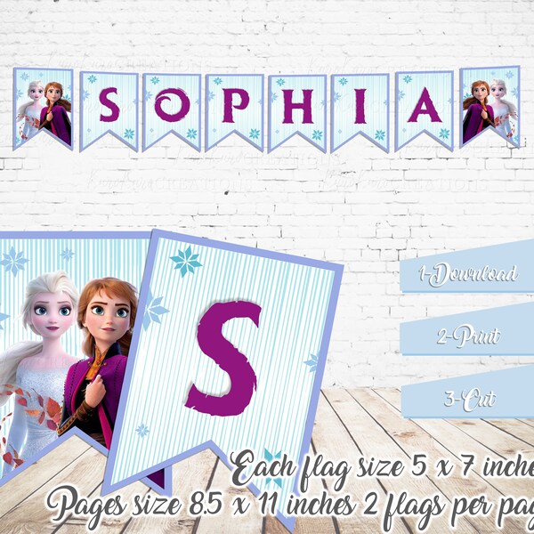 Frozen Banner - Etsy